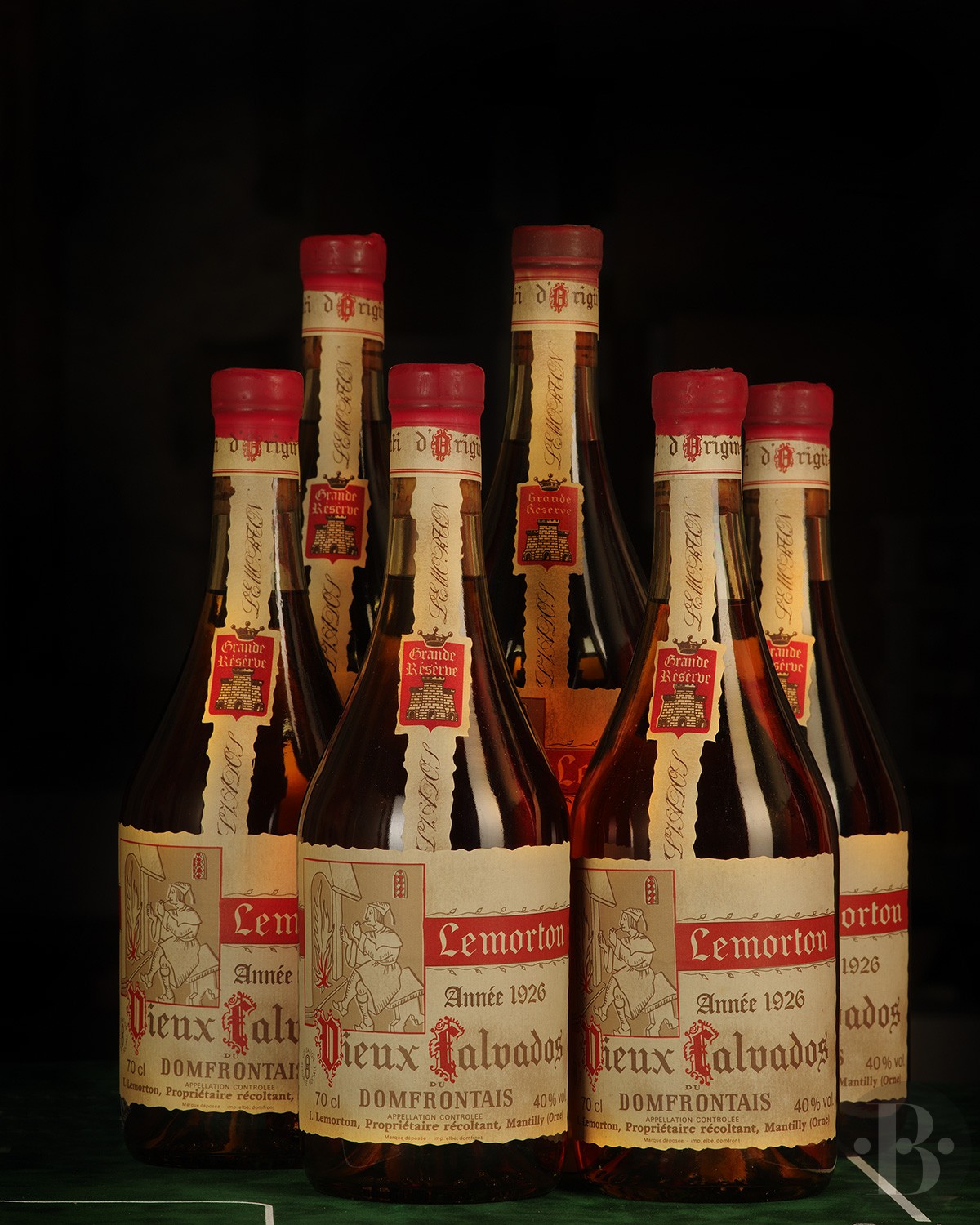 Détail du lot «Lemorton, Vieux Calvados du Domfrontais - 1926