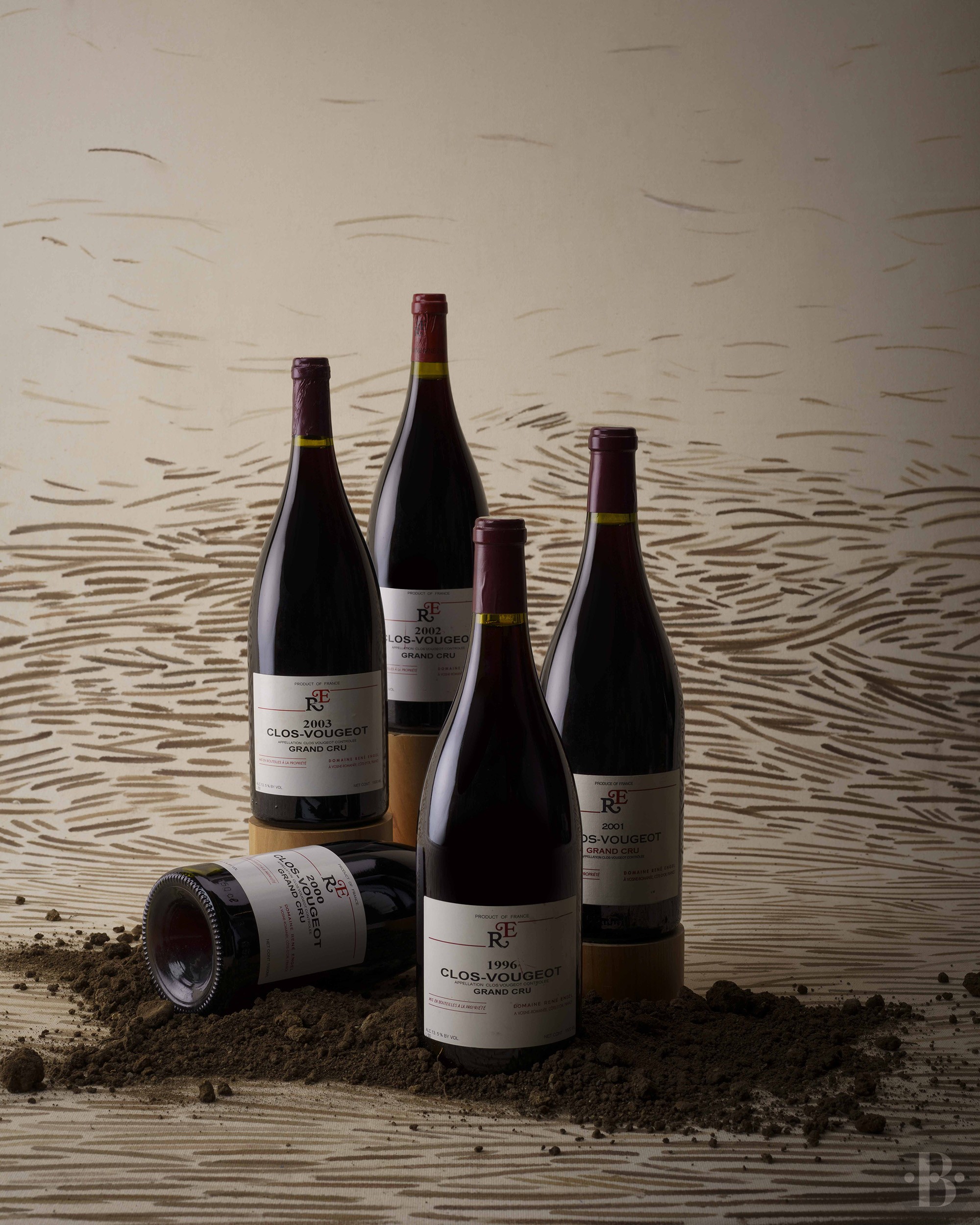 Détail du lot «Domaine René Engel, Clos Vougeot vertical from 1996 to ...